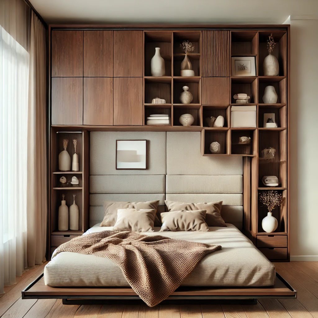 34 Ideas On How To Decorate A Murphy Bed For Space-Saving Style